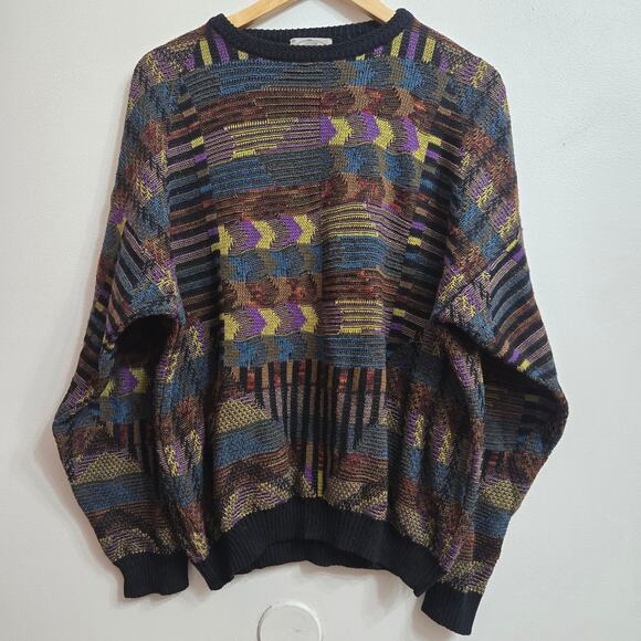 Pronto Uomo | Sweaters | Pronto Uomo Vintage 9s 3d Knit Italy Biggie ...